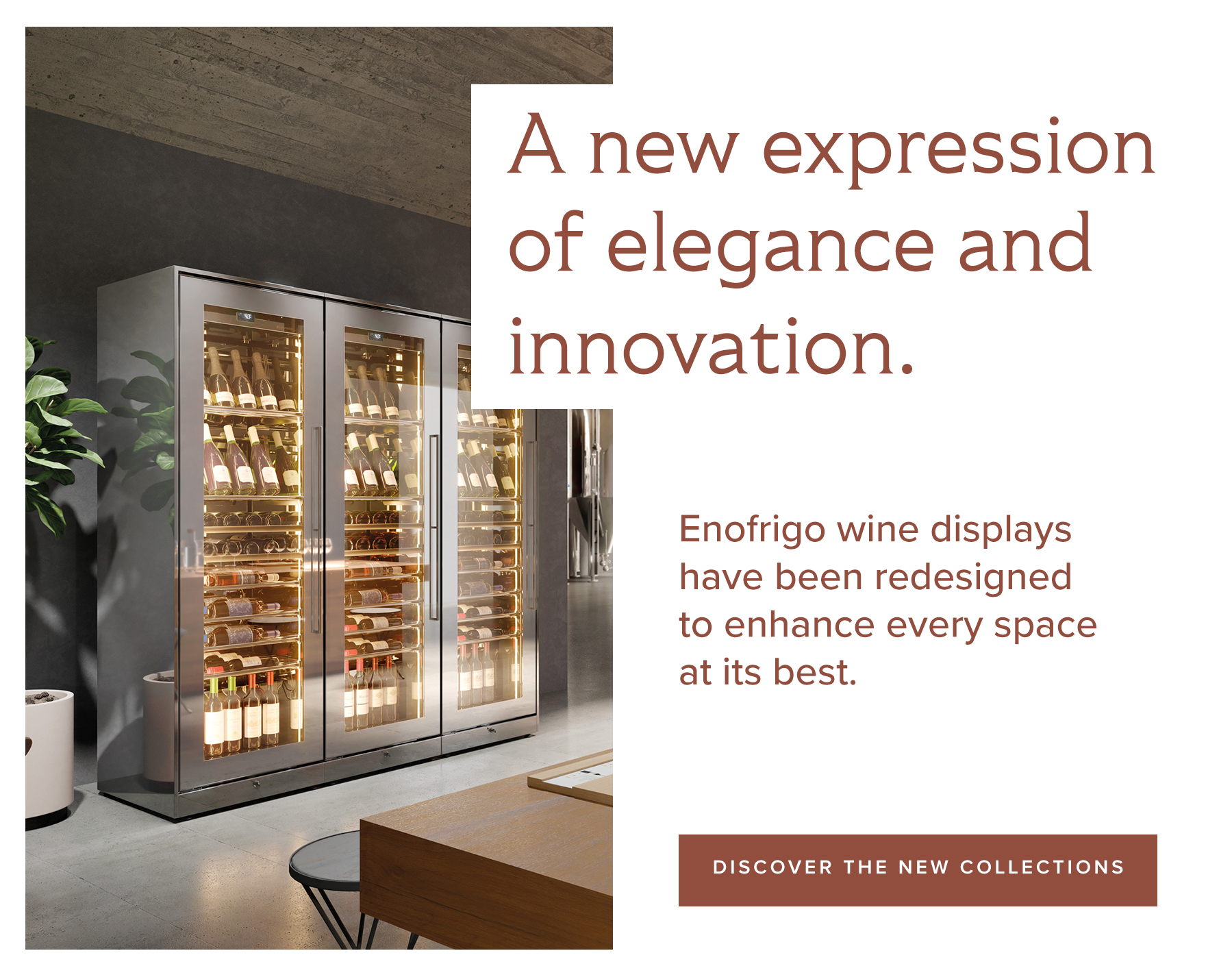 Wine refrigerators for displaying fine bottles - Enofrigo